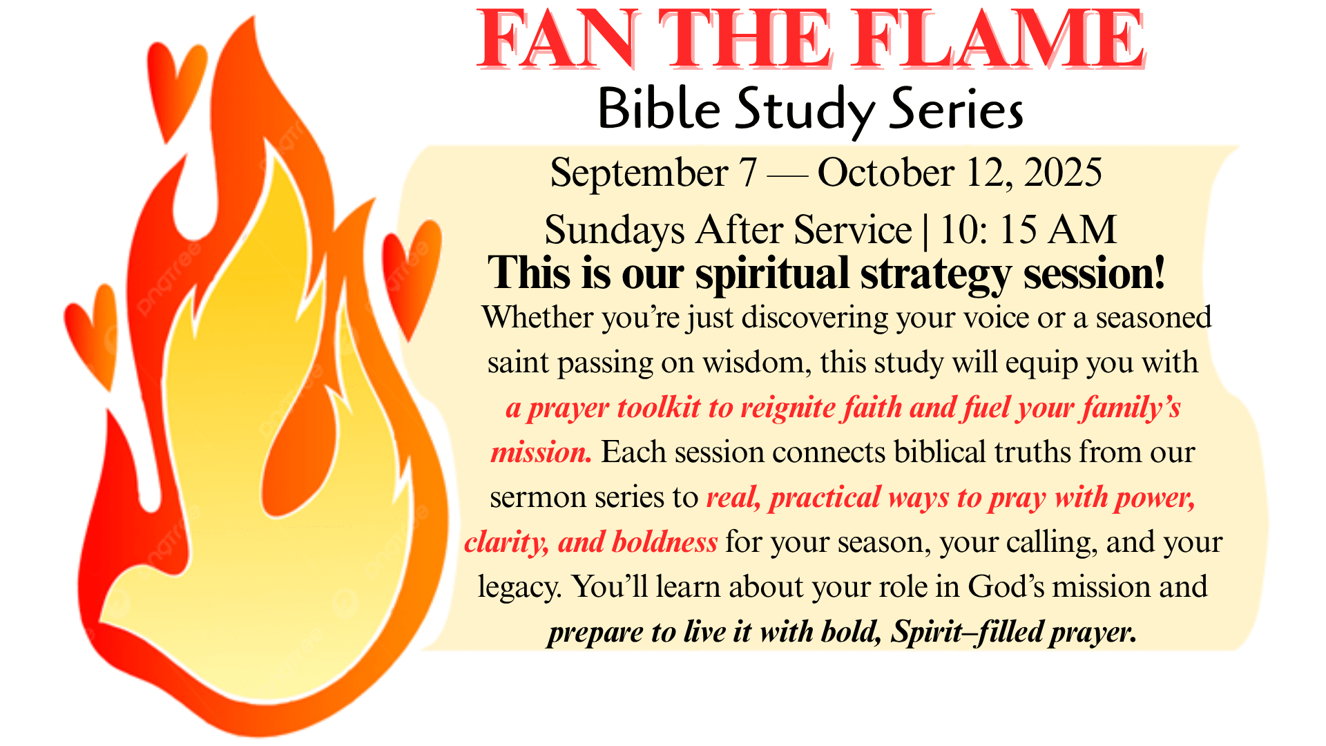 Fan the Flame Bible Study series hosted by Pastor Krystl Gauld | St ...